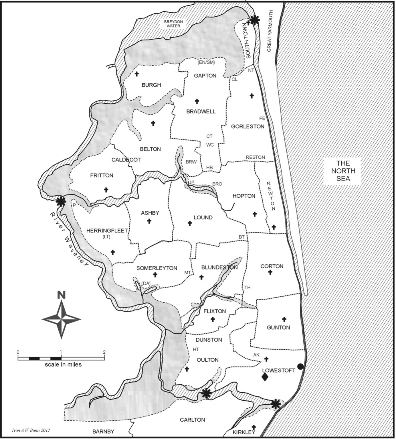 Relocation of the Township (c. 1300-1350) | Lowestoft Old and Now